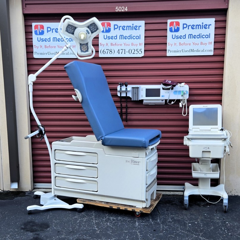 Exam Tables for Sale Stationary Manual Midmark Ritter 204 New Blue ...