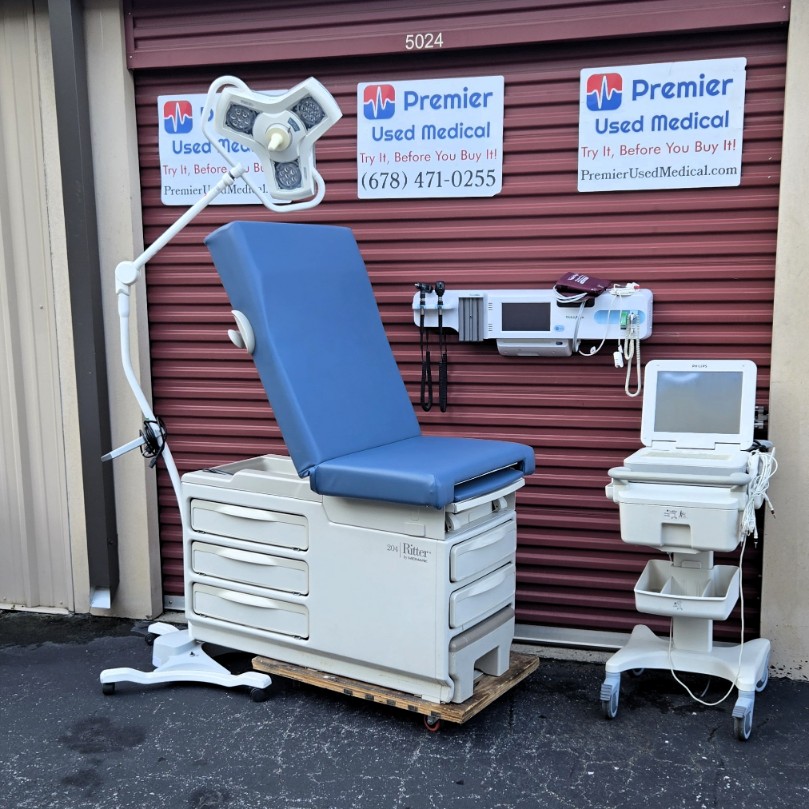 Exam Tables for Sale Stationary Manual Midmark Ritter 204 New Blue ...