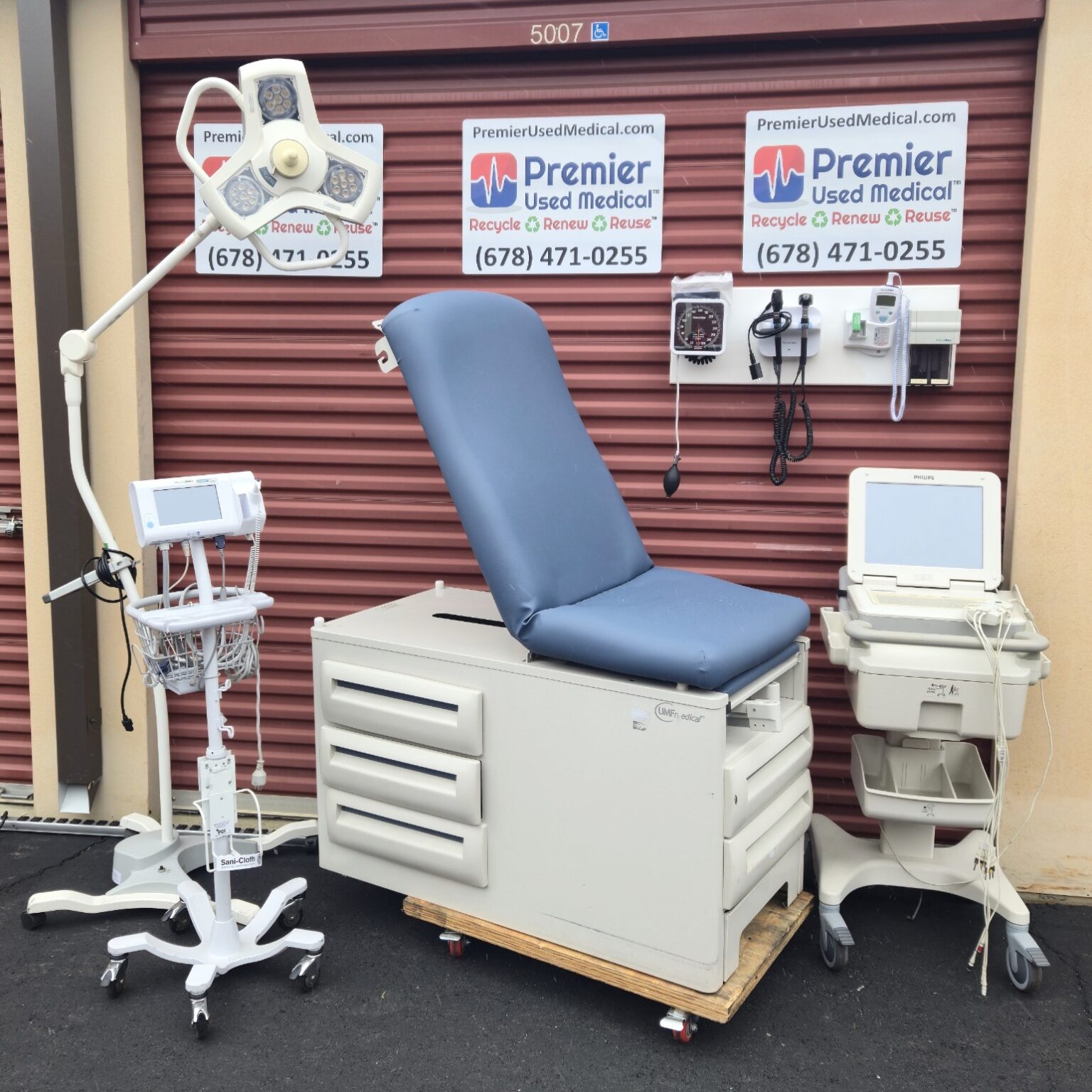 Exam Tables for Sale UMF w New Blue Upholstery - Premier Used Medical